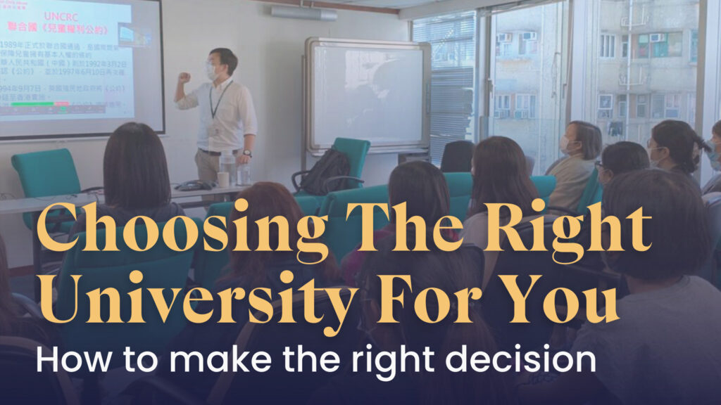 Choosing The Right University For You - UniPrepare
